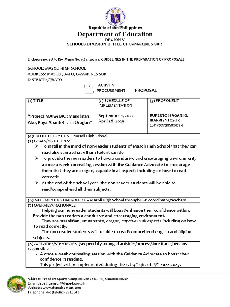 ESP Project Proposal | PDF