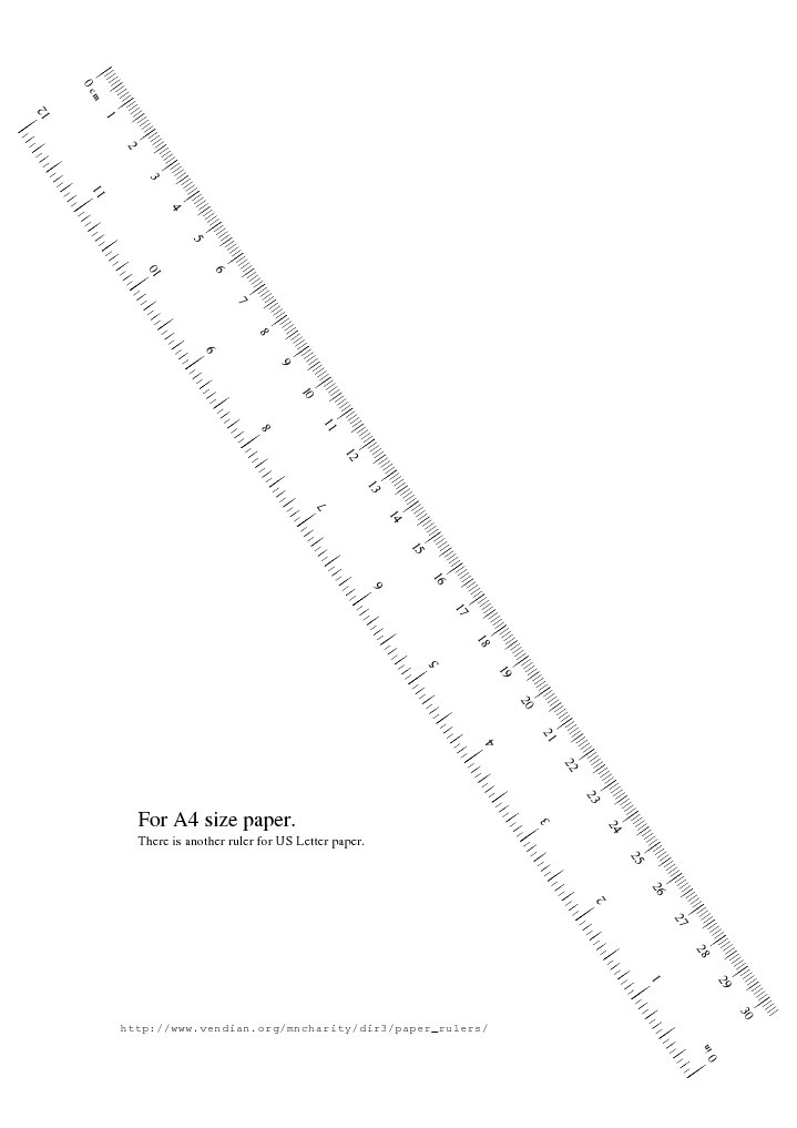 Ruler Foot A4 | PDF