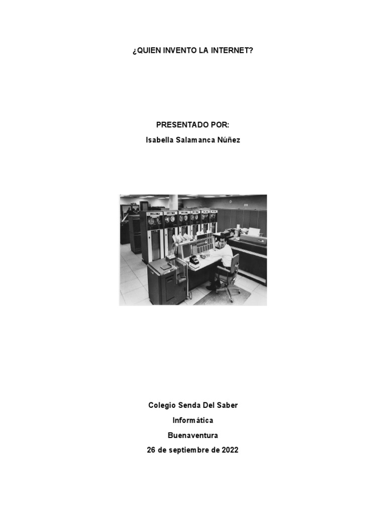 Quien Invento La Internet | PDF