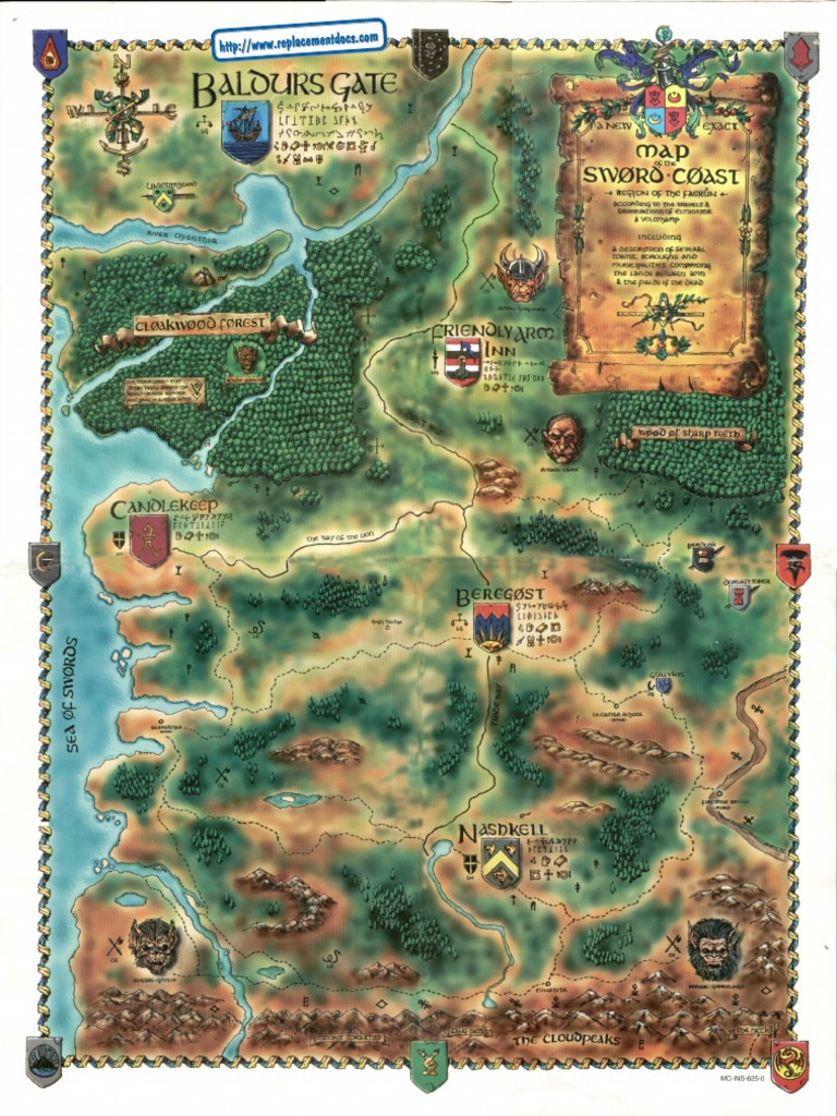 Dungeons & Dragons - Forgotten Realms - Baldur's Gate Maps | PDF