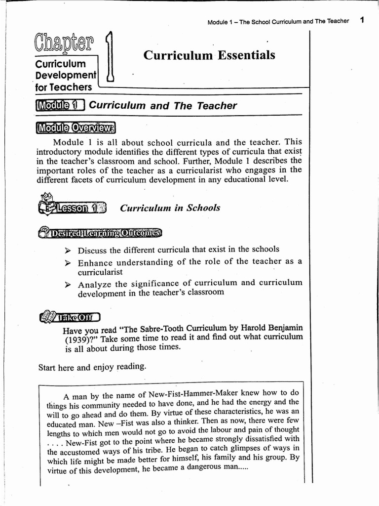 Curriculum Development | PDF