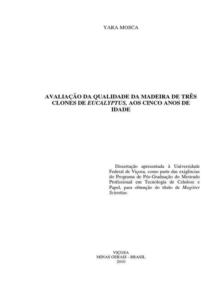 Texto Completo | PDF | Madeira | Eucalipto