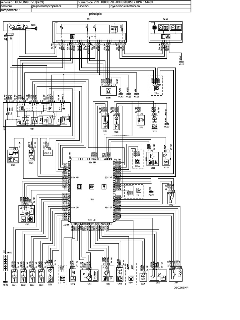 Esquema Inyeccion 1 - 6 Hdi | PDF