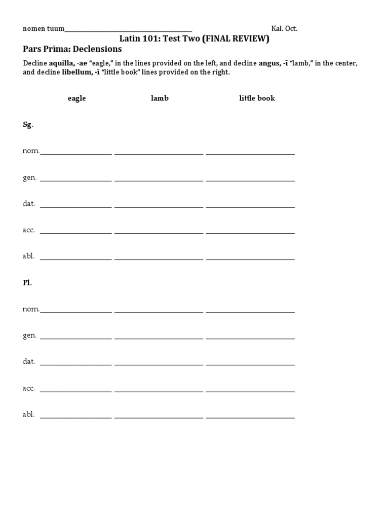 OLC Test 02 2019 Practice 03 + ANSWER KEY | PDF | Linguistic Morphology ...