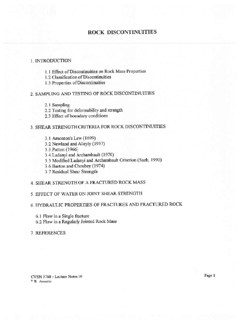 Discontinuities | PDF