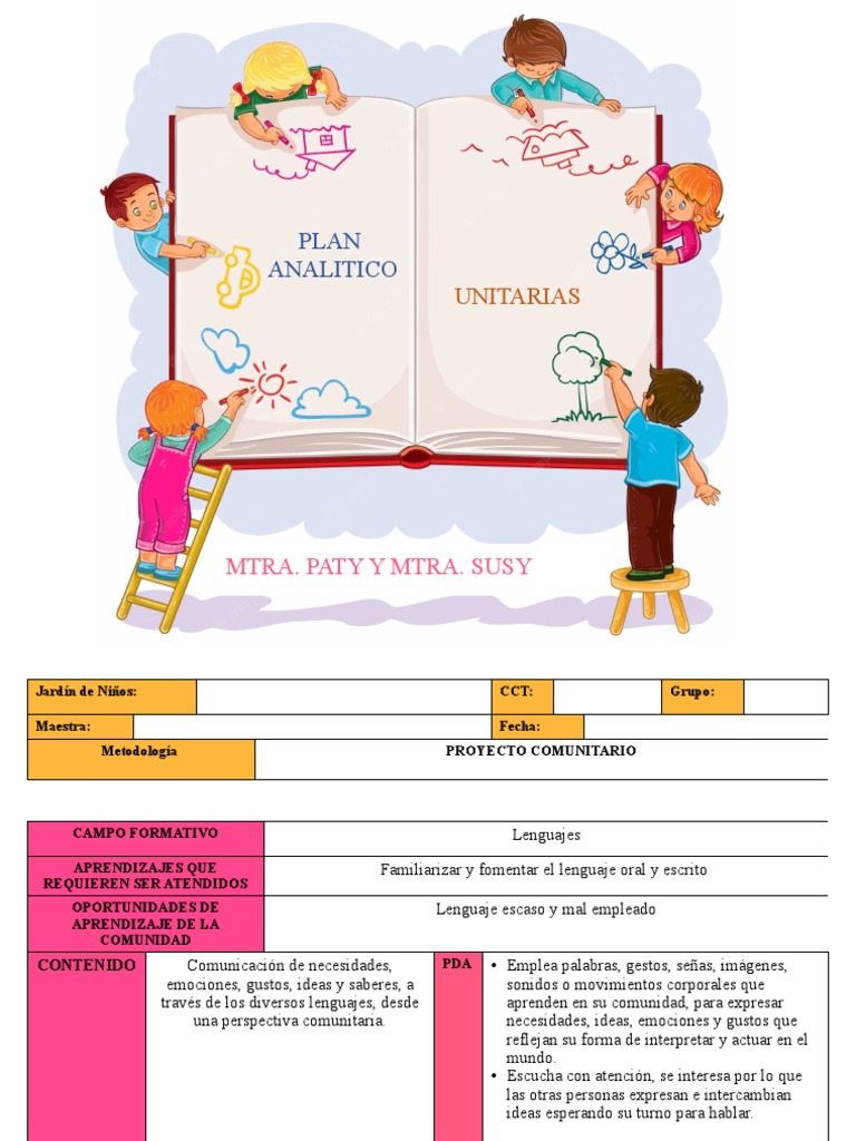 Plan Analitico Multigrado | PDF | Aprendizaje | Periódicos