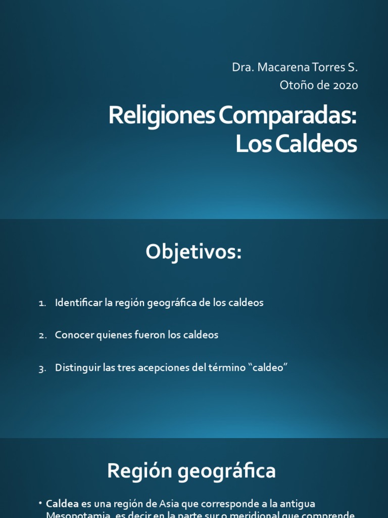 Clase Sobre Los Caldeos | PDF | Mesopotamia | Iglesia Católica