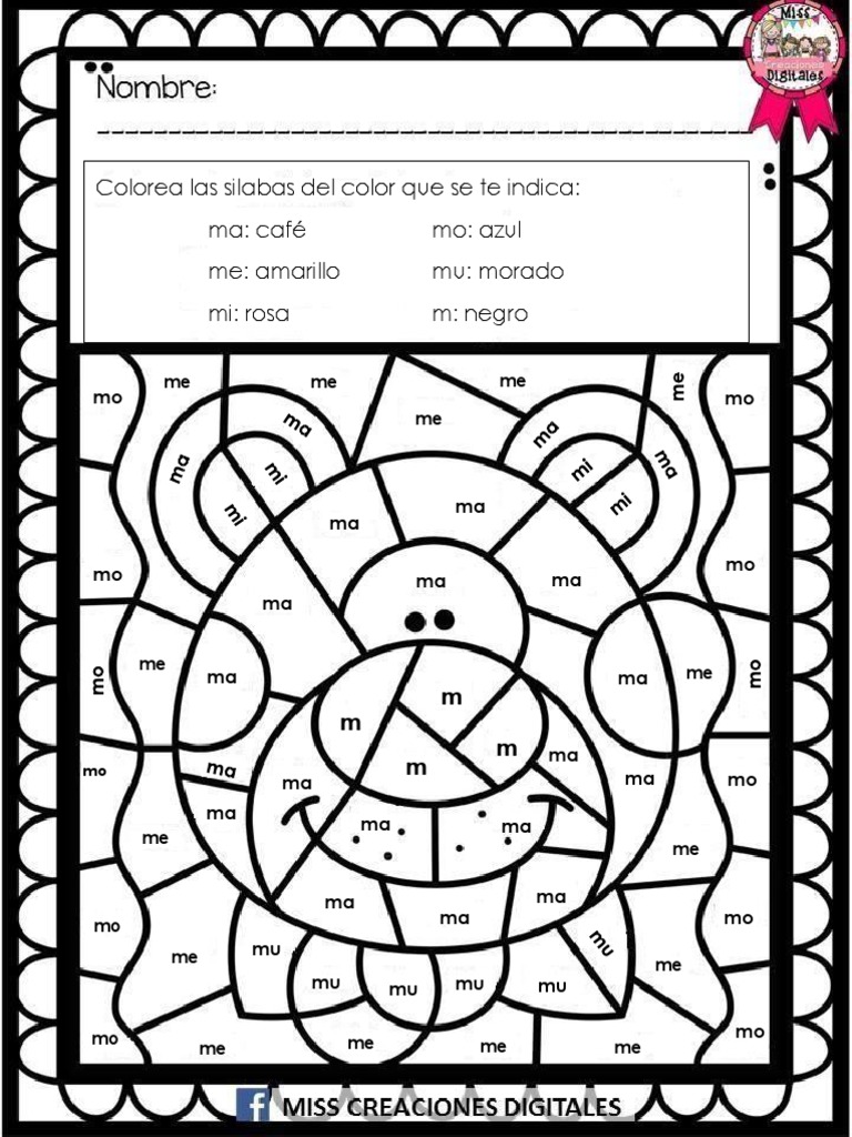 Colorea Silaba M | PDF