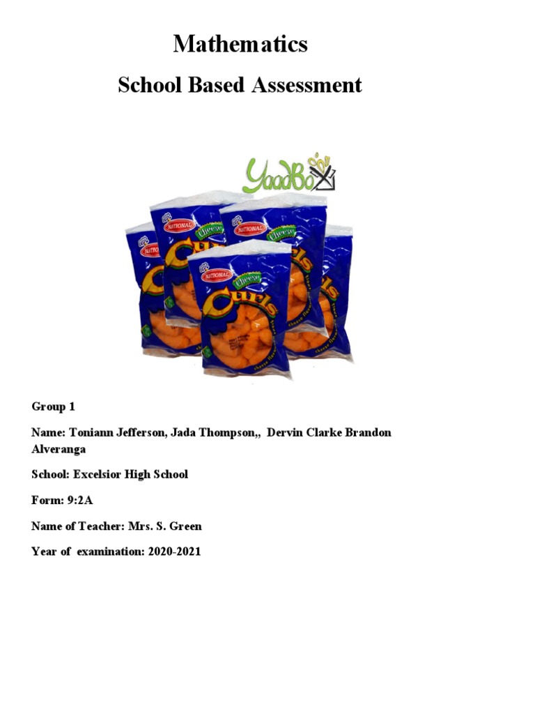 9g SBA | PDF | Quartile | Mode (Statistics)