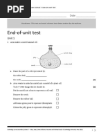 Learner's Book Answers: Unit 1 Cells | PDF | Tide | Planets