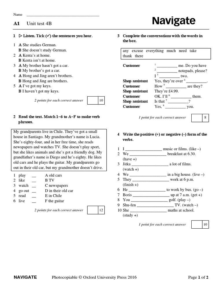 Unit Test 4B | Download Free PDF | Language Mechanics | Cognitive Science
