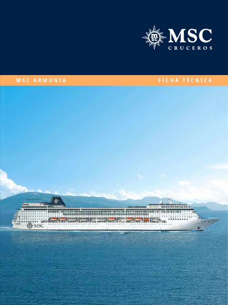 B2B Ta Spa MSC Armonia Technical Sheet 290822 | PDF