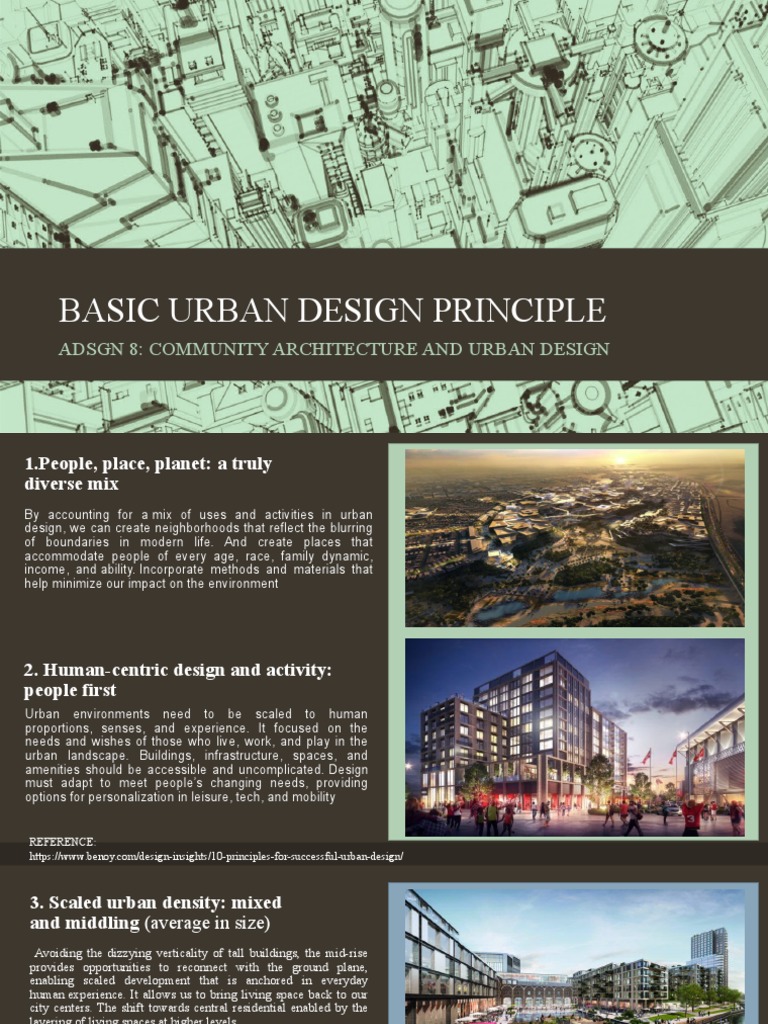 Basic Urban Design Principle | Download Free PDF | Urban Design | City