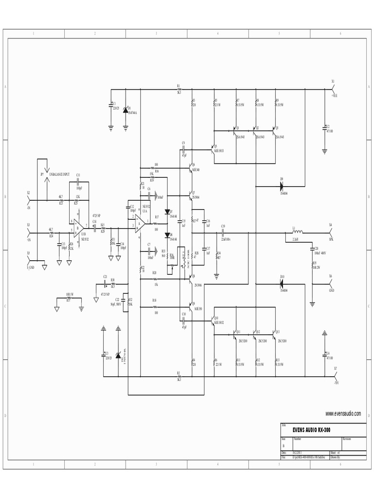 Schematic RX 300 | PDF