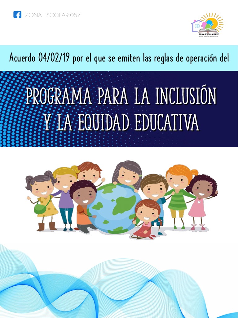 Programa para La Inclusion y La Equidad Educativa | PDF | Inclusión (Educación) | Educación especial