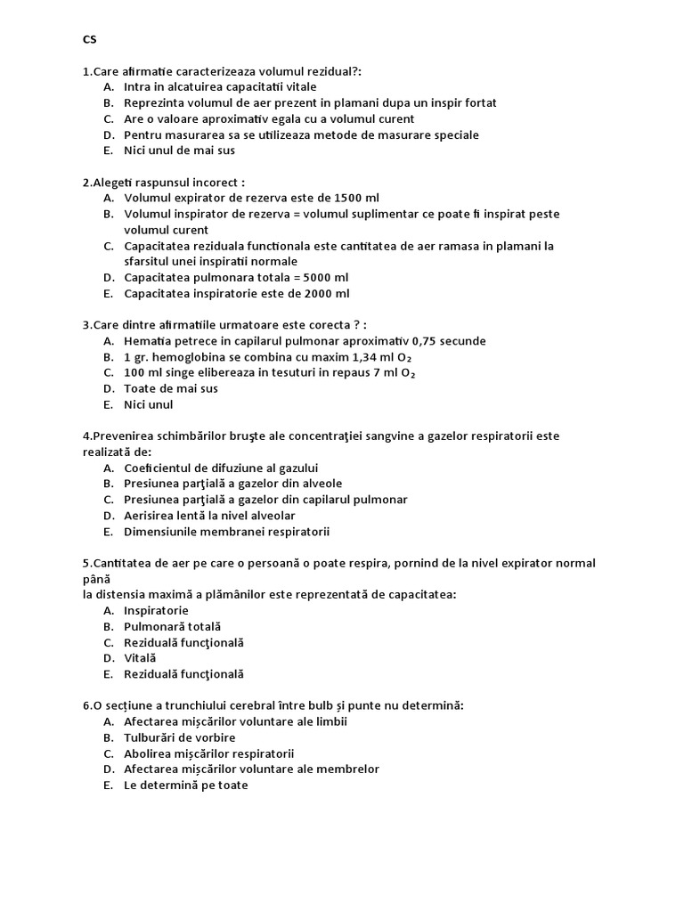 Respiratia Excretia | PDF