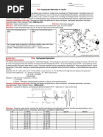 Locating Earthquake Epicenters Lab | PDF | Seismology | Earthquakes