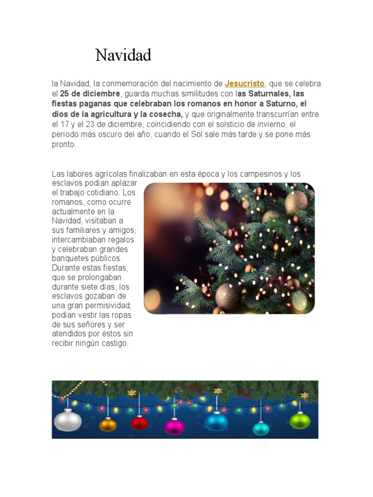 Navidad | PDF | Navidad
