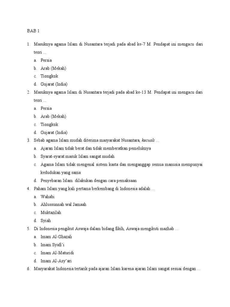 Kelas 4 Aswaja | PDF