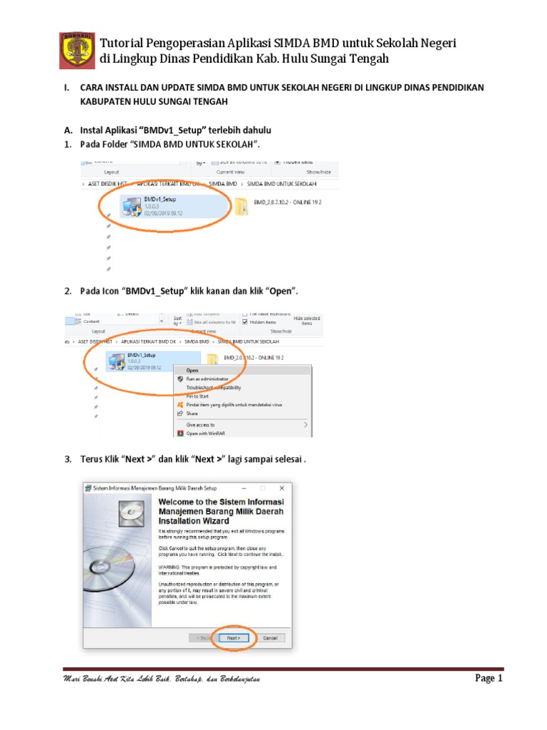 Tutorial Entry BM Bos Pada Simda BMD | PDF