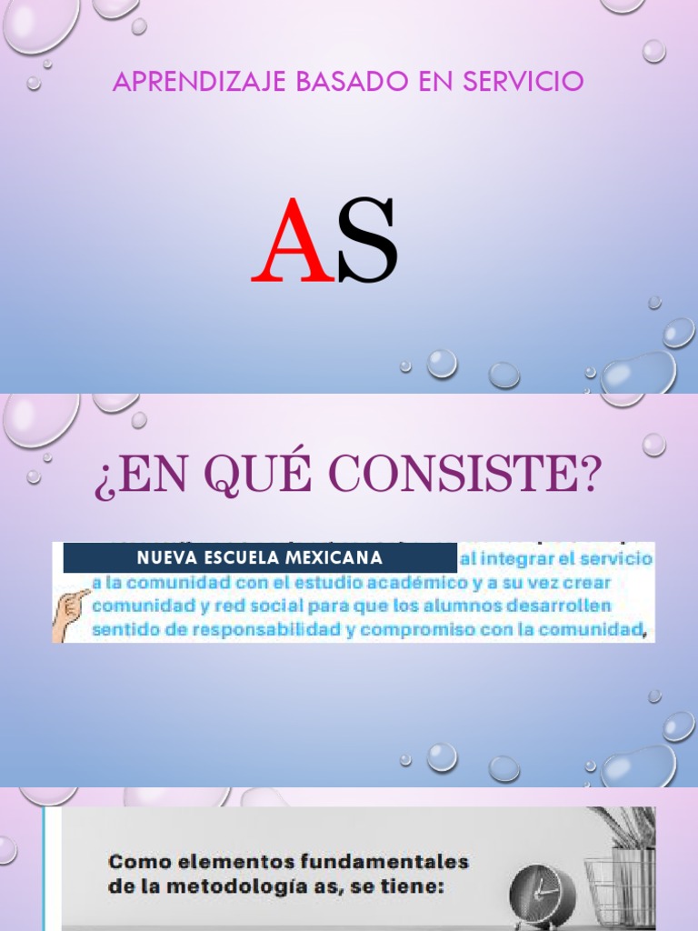 Aprendizaje Basado en Servicio en México | PDF