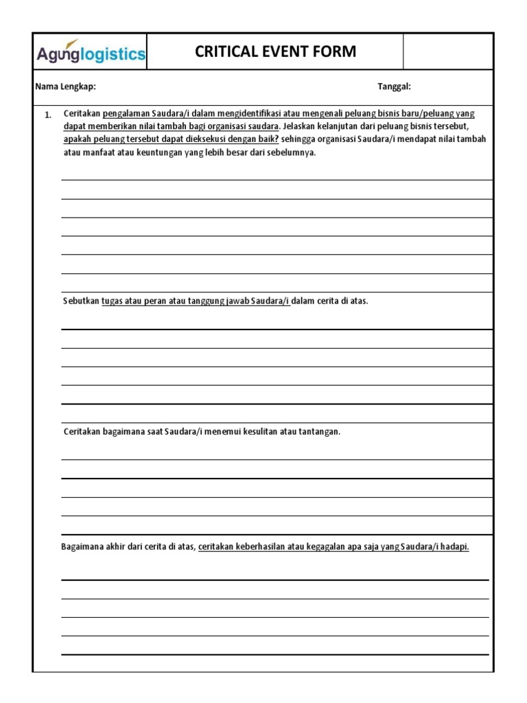 Critical Event | PDF