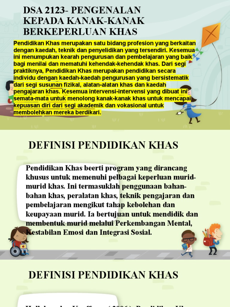 Pengenalan Kepada Kanak-Kanak Berkeperluan Khas | PDF