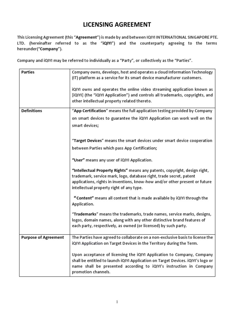 License Agreement | PDF | Application Software | Breach Of Contract