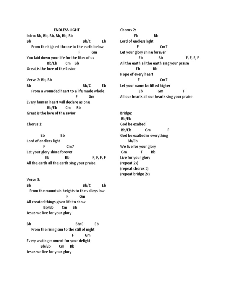 Endless Light | PDF