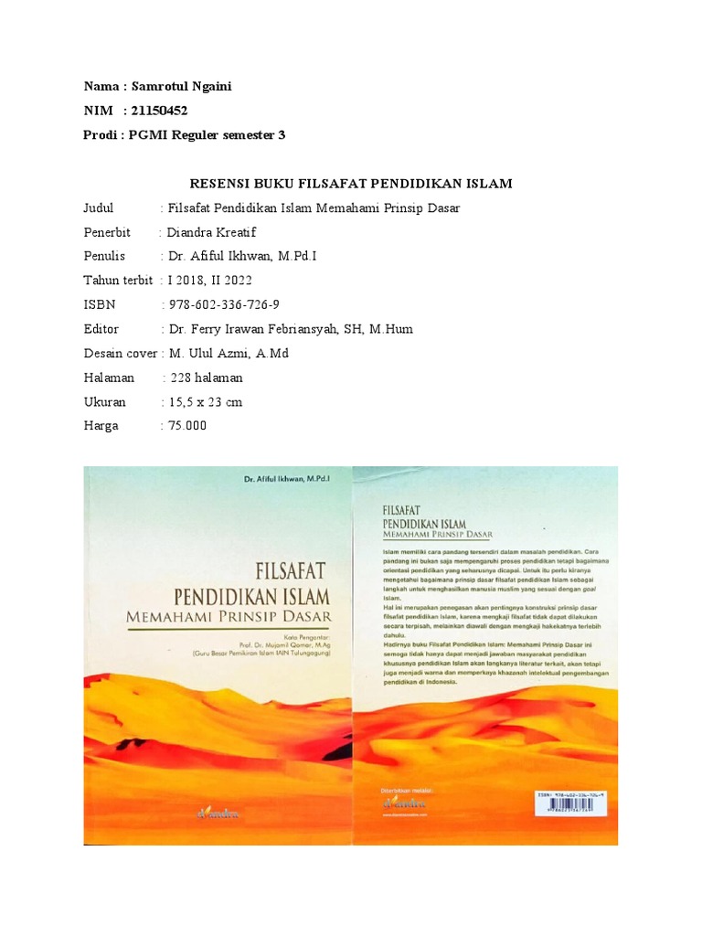 Resensi Fiqh Ibadah Dan Muamalah | PDF