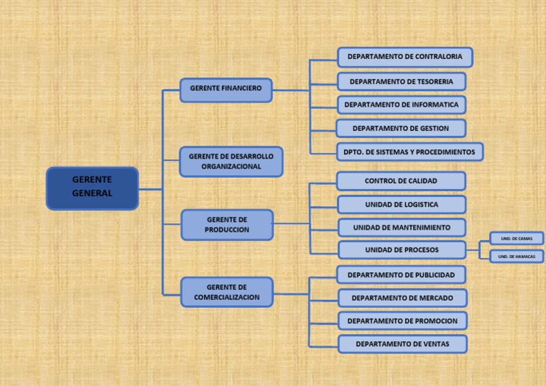 Organigrama Horizontal Oficial | PDF