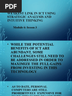 Understanding Strategic Analysis and Intuitive Thinking | PDF | Thought | Intuition