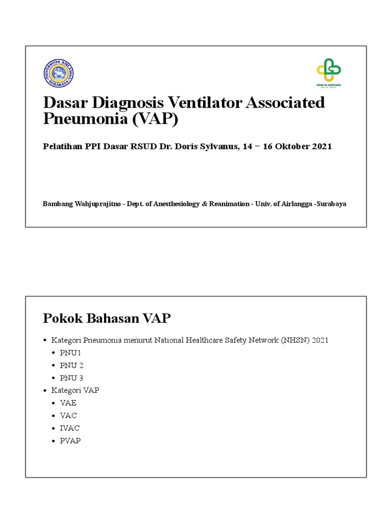 Dasar Diagnosis (VAP) | PDF | Pengembangan Diri | Kesehatan Holistik