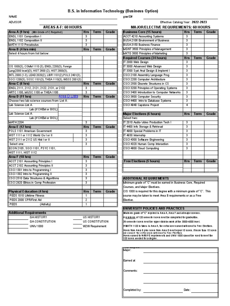 Bs Itb | PDF | Information Technology | Computing