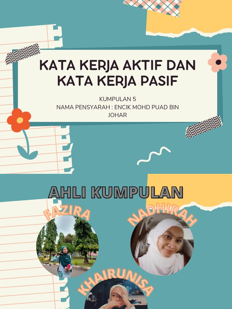 Kata Kerja Aktif Dan Pasif (k5) | PDF