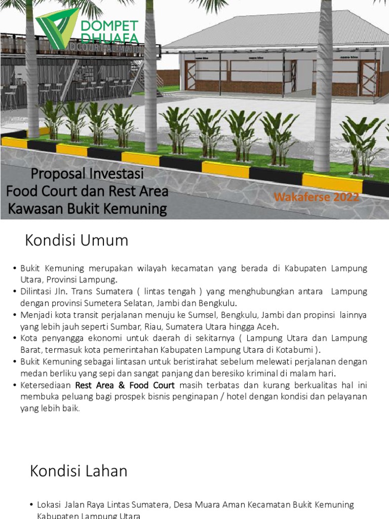 Dompet Dhuafa Sentra Usaha Kawasan Bukit Kemuning | PDF