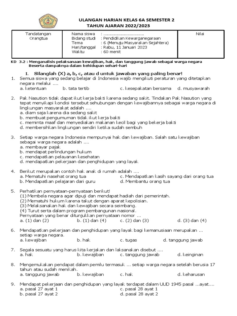 6a Uh PKN-SMT 2 | PDF | Politik