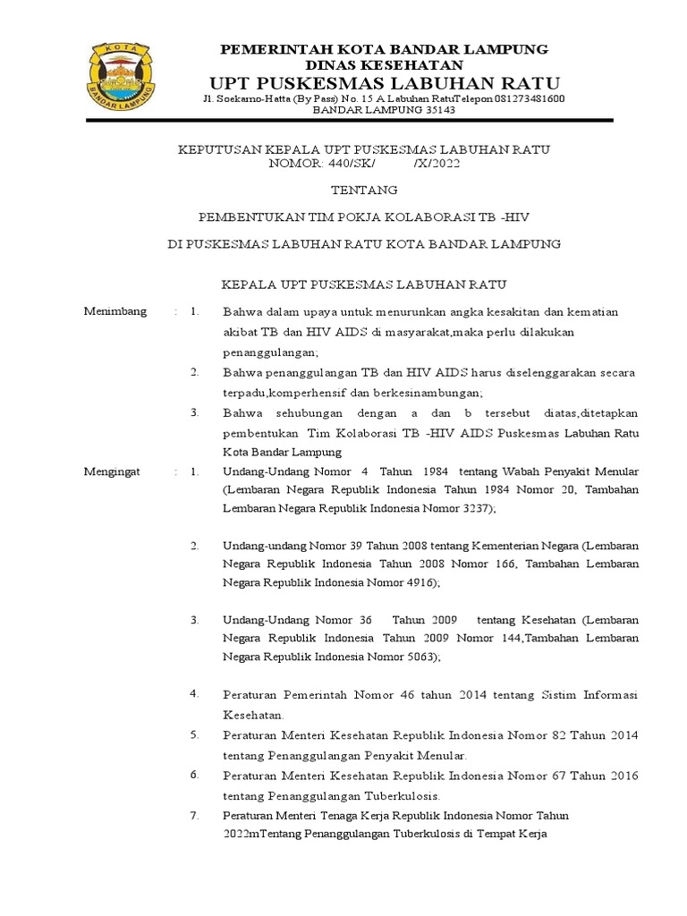 SK Pokja Tb-Hiv | PDF