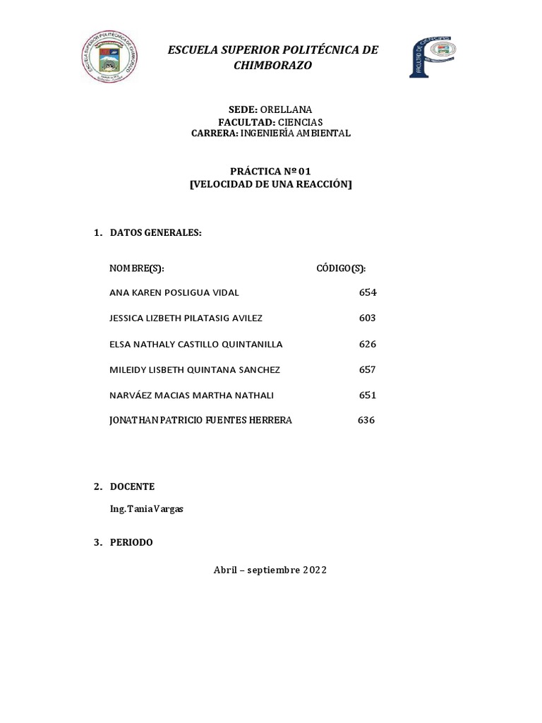 Informe de Laboratorio PAO 2 ING Ambiental | PDF | Reacciones químicas | Agua