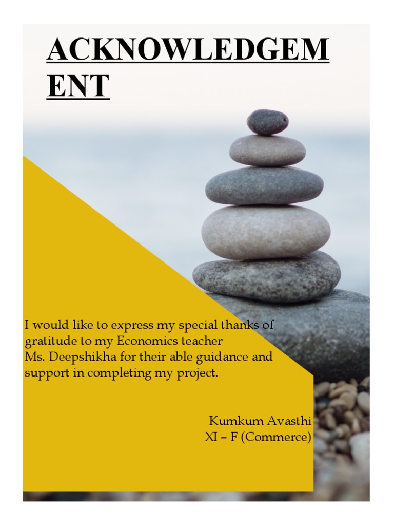 Acknowledgement | PDF | Business | Foreign Language Studies