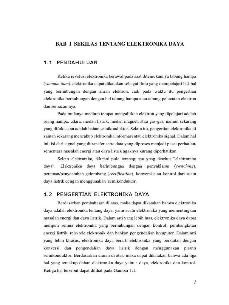 Materi Elektronika Daya | PDF