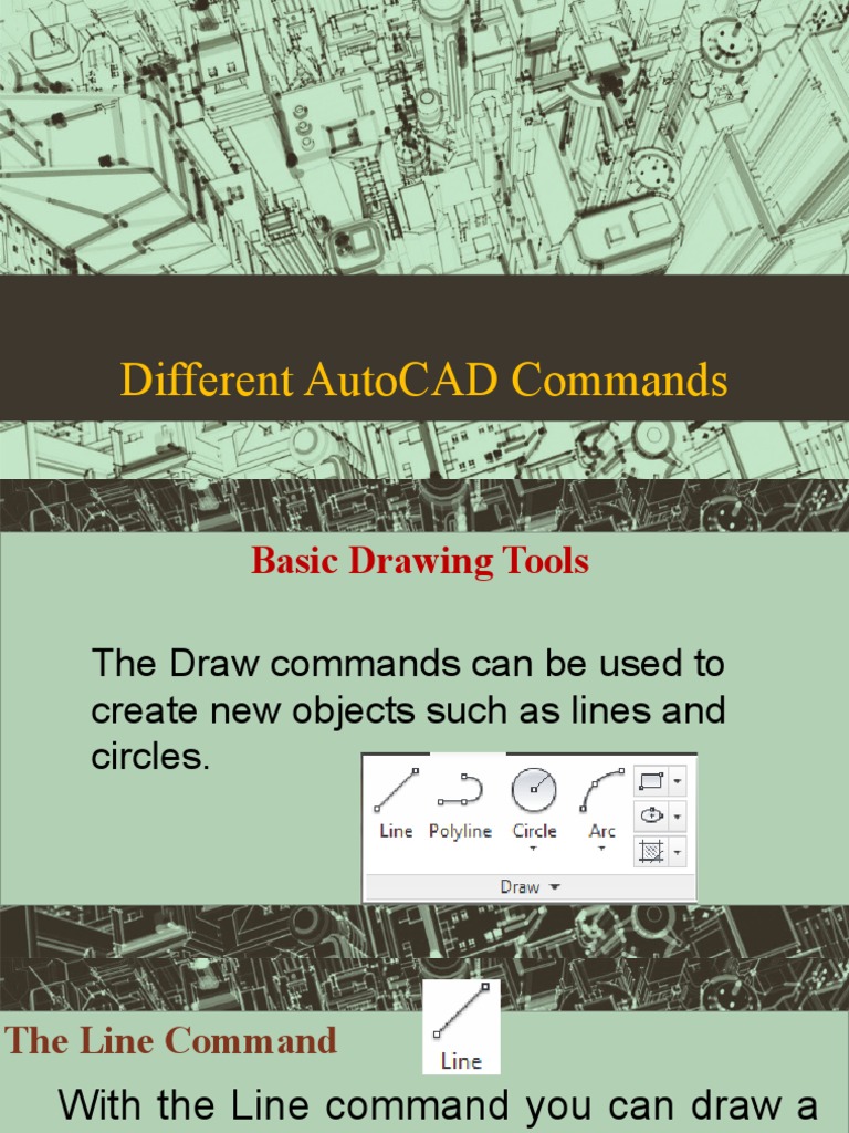CAD Commands | PDF | Circle | Polygon