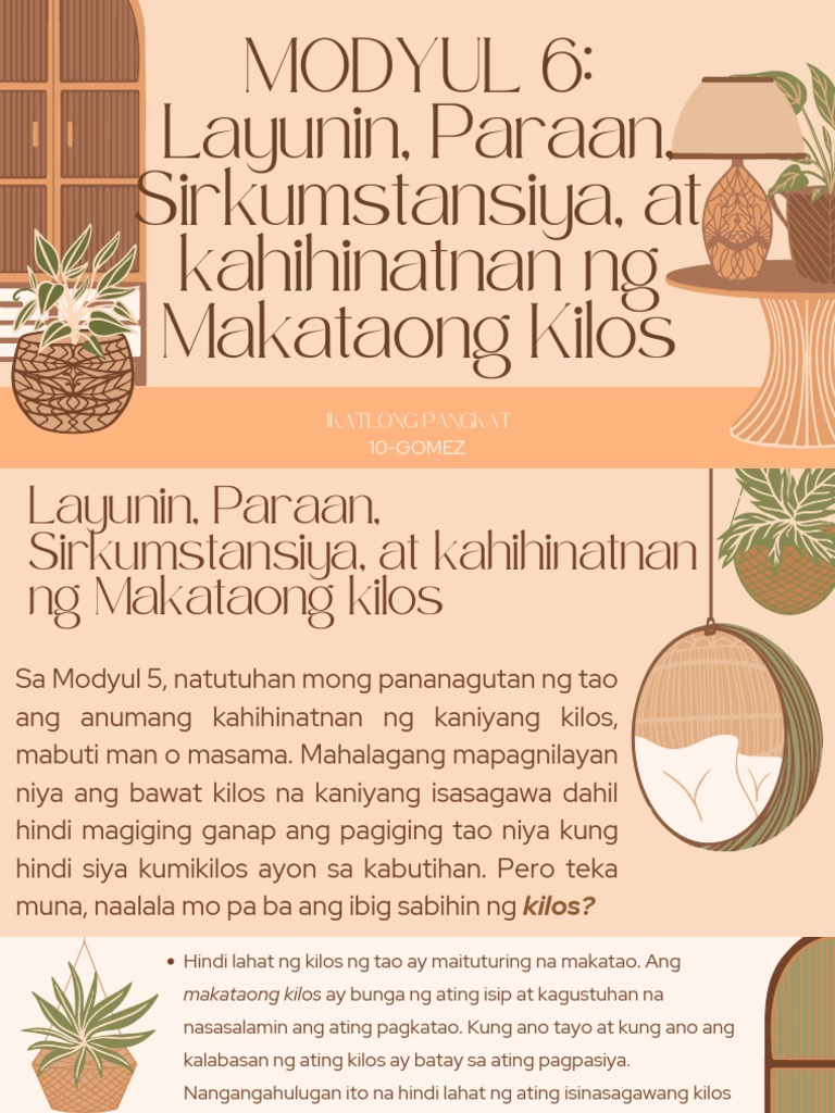 Modyul 6 Esp G3 | PDF