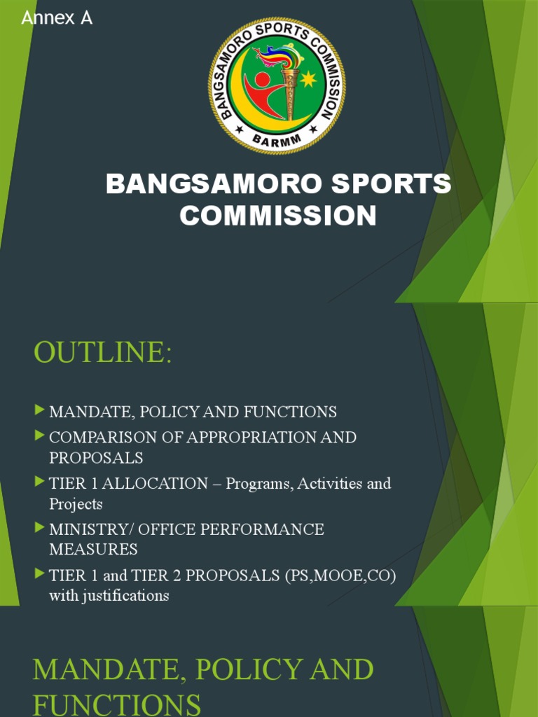 FINAL BSC Annex A For Budget Proposal Presentation | PDF | Performance ...
