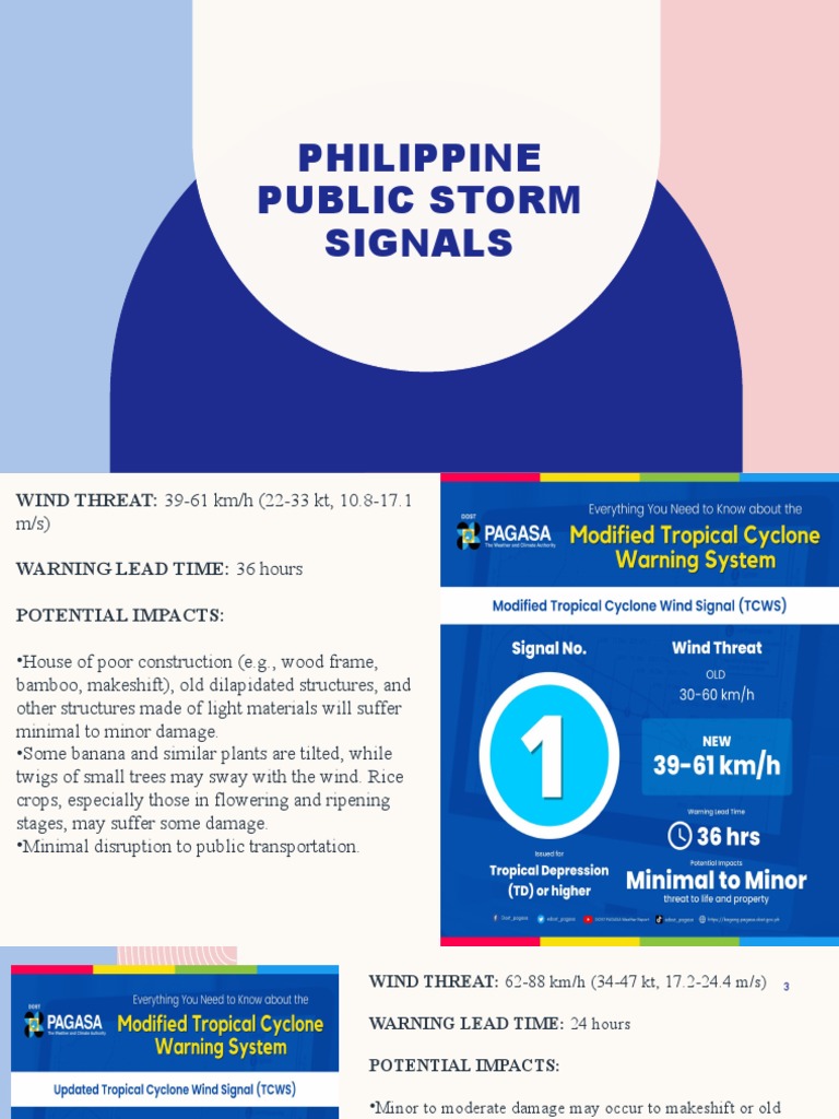 Philippine Storm Warning Signals Guide | PDF