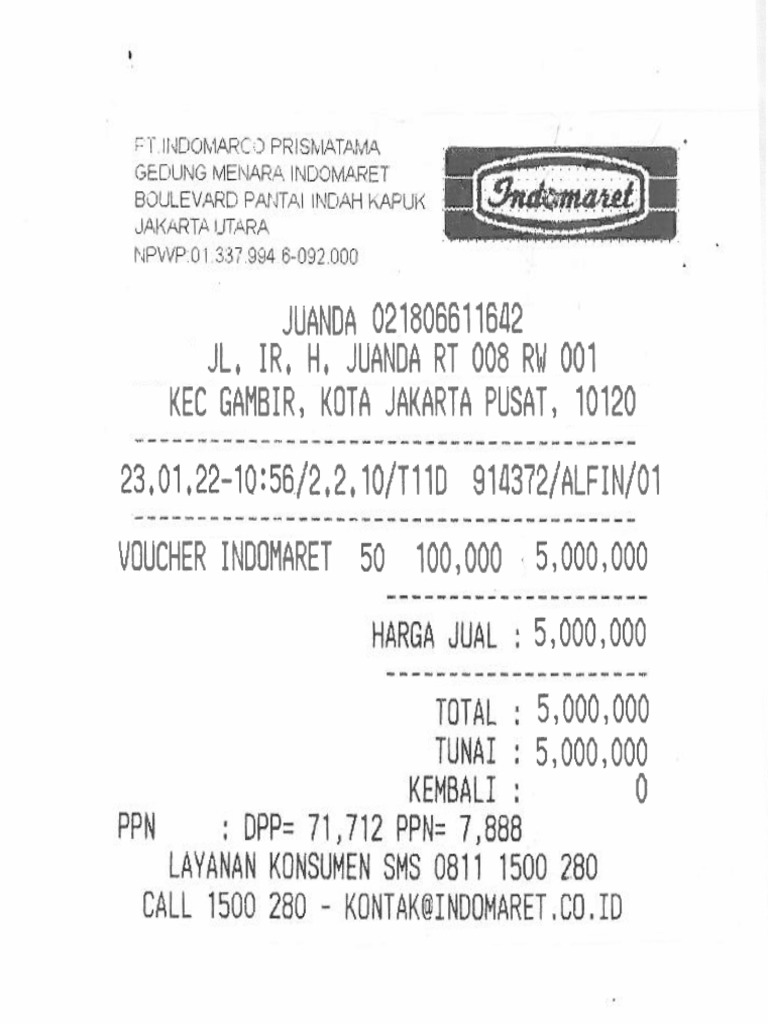 Indomaret 230122 PDF | PDF