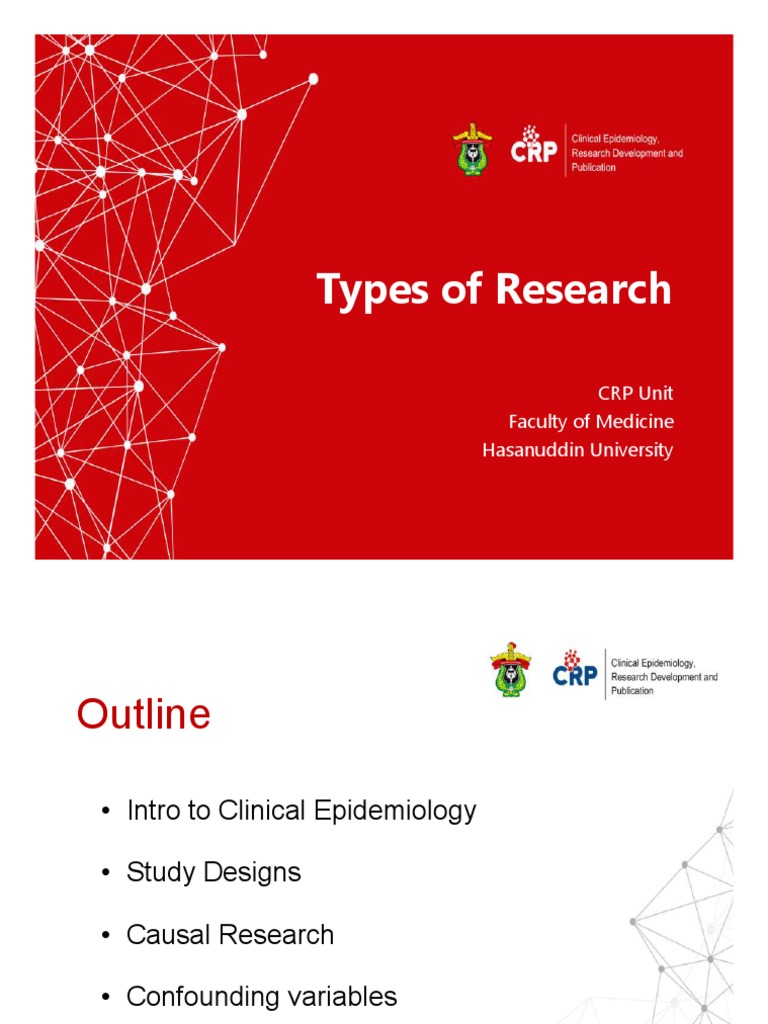 BRS 2 Types of Research | PDF | Confounding | Epidemiology