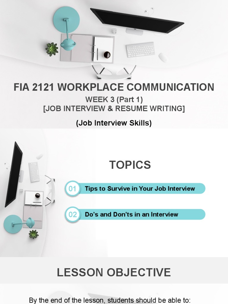 Essential Interview Skills for Students | PDF | Job Interview | Body ...