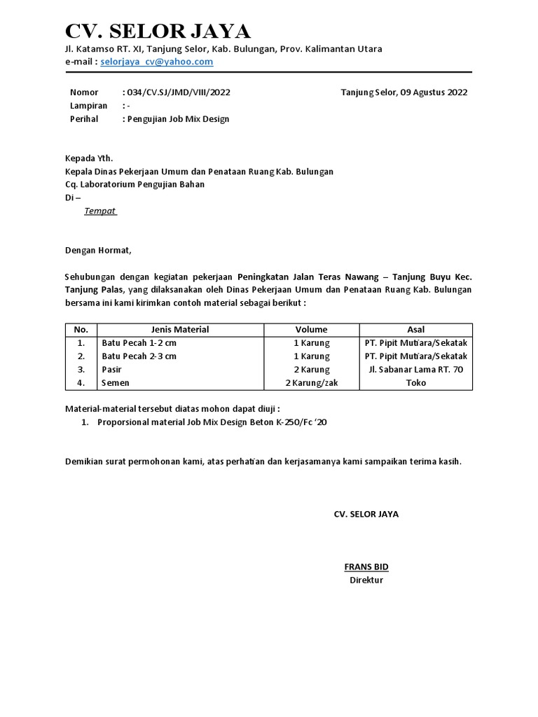 Job Mix Design | PDF