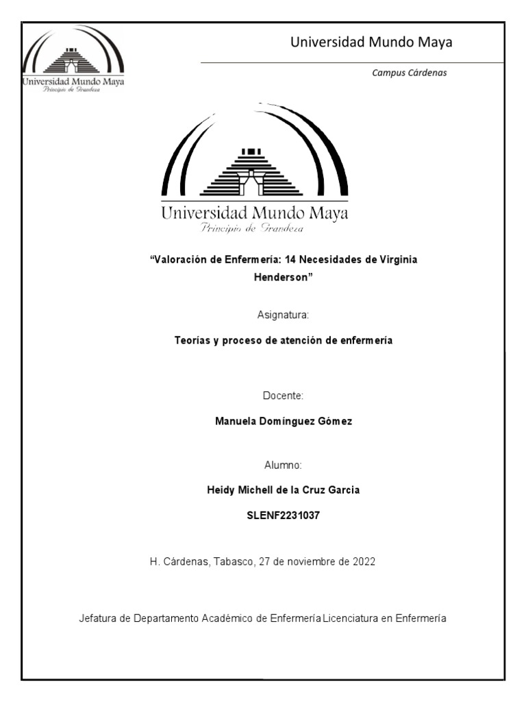 Guia de Valoracion Deyvi | PDF | Enfermería | Ciencias de la Salud